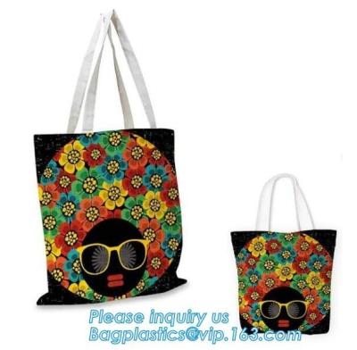 China Custom Logo Natural Cotton Canvas Shopping Bag with Rope Handles 38x42cm for sale