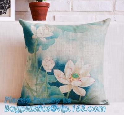 China Custom Digital Print Satin Cushion Cover 45x45cm OEM Design Wholesale Decorative Pillowcase for sale