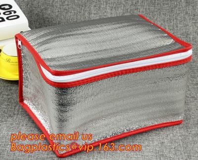 China Custom Printed Non Woven Thermal Insulation Cooler Bag 25x31x26cm for 6 Cans Picnic Travel for sale