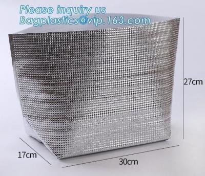 China Customizable 420D Polyester Insulated Cooler Bag with Aluminum Foil Lining 6 Can 12 Can 24 Can for sale