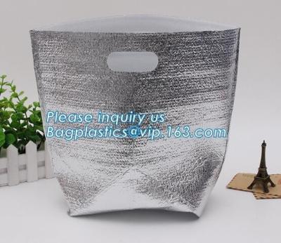 China Custom Non-Woven Thermal Insulation Cooler Bag 25x31x26cm for 6 Cans Picnic Lunch Box for sale