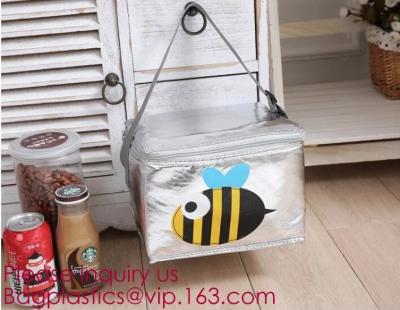 China Custom Non Woven Insulated Lunch Cooler Bag 80gsm Thermal Pizza Bag with Handle OEM for sale