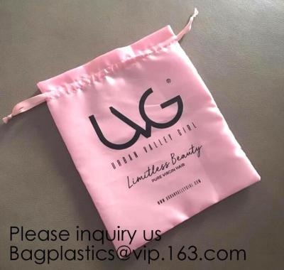 China Custom Satin Drawstring Pouch Bag for Jewelry Gift Packaging 10x15 cm for sale