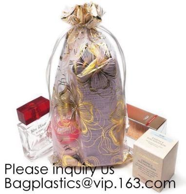 China Wholesale Organza Drawstring Gift Bags 50 Colors 21 Sizes Custom Logo for Wedding Party Favor Candy Jewelry Packaging for sale