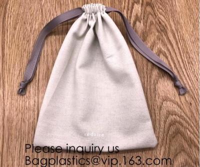 China Natural Cotton Muslin Drawstring Bags 15 Pack 8x10 Inches Reusable Eco Friendly Storage for sale