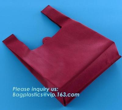 China Custom Logo Foldable Recyclable Non Woven Tote Bag 80gsm PP Eco Friendly Shopping Bag for sale