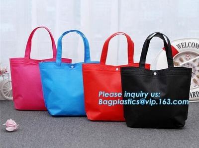 China Custom Recycled 40gsm Non Woven Tote Bag Die Cut Shopping Bag for Promotional Use for sale