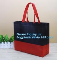 China Laminated Non Woven Tote Bag 80gsm PP Eco Friendly Shopping Bag with Custom Logo for sale