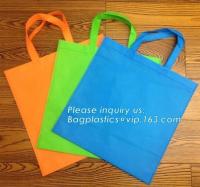 China Colorful 90gsm Non Woven Promotional Tote Bag Eco Friendly Document Bag for Shopping for sale