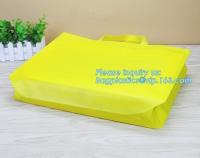China Laminated Non Woven Shopping Bag with Webbing Handle 80gsm PP Recycled Eco Tote for sale