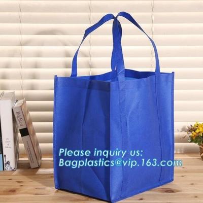 China Custom Laminated PP Non Woven Tote Bag 80gsm Durable Promotional Shopping Bag for sale