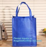 China Custom Laminated PP Non Woven Tote Bag 80gsm Durable Promotional Shopping Bag for sale