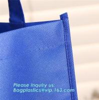 China Custom Laminated PP Non Woven Tote Bag 80gsm Durable Promotional Shopping Bag for sale