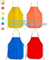China PP Non Woven Apron 80gsm Disposable Chef Painting Apron for Kitchen Houseware for sale