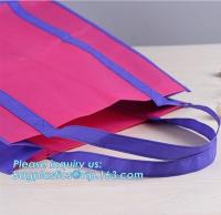 China Custom Printed Recycled Non Woven Grocery Bag 80gsm PP Eco Friendly Promotional Tote for sale