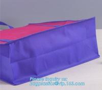 China Custom Printed Recycled Non Woven Grocery Bag 80gsm PP Eco Friendly Promotional Tote for sale