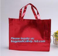China Custom Printed Recycled Non Woven Shopping Tote Bag 80gsm PP Promotional Eco Bag for sale