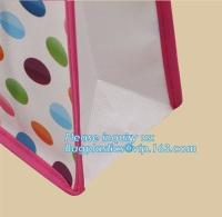 China Foldable Non Woven Shopping Bag 80gsm PP Eco Friendly Reusable Tote with Handles for sale