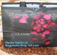 China Custom Laminated PP Non Woven Shopping Tote Bag 80gsm Reusable Eco Friendly Gift Bag for sale