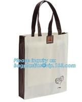 China Custom Printed PP Non Woven Grocery Bag 80gsm Recyclable Shopping Bag with Folding Design for sale