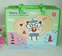 China 80gsm Non Woven PP Promotional Tote Bag 43x42x38cm Eco Friendly Shopping Bag for sale