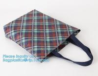China Wholesale White Non Woven Tote Bag 80gsm Waterproof Duffel with Zipper Pouch Folding Design for sale