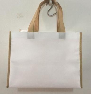 China Custom Metallic Laminated Non Woven Bag 80gsm PP Reusable Shopping Tote for Promotions for sale
