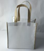 China Custom Metallic Laminated Non Woven Bag 80gsm PP Reusable Shopping Tote for Promotions for sale