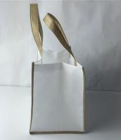 China Custom Metallic Laminated Non Woven Bag 80gsm PP Reusable Shopping Tote for Promotions for sale