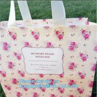 China 80gsm PP Non Woven Bag Eco Friendly Tote Bag with Custom Logo Free Samples for sale
