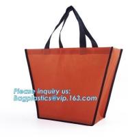 China Custom Printed Eco Friendly Non Woven Tote Bag 80gsm PP Fabric Foldable Shopping Bag for sale