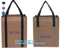 China Custom Non Woven Food Bags 80gsm PP for Coffee Tea Nuts Spices Packaging for sale