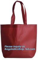 China Machine Made Heat Seal Eco Friendly Non Woven Bag 80gsm PP Gift Tote for sale