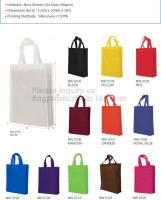 China Custom Eco Friendly Non Woven Tote Bag 80gsm PP Promotional Shopping Bag for sale