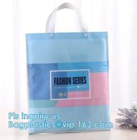 China Custom Printed Recycled Non Woven Shopping Bag 80gsm PP Fabric Promotional Tote with Laminated Finish for sale