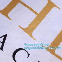 China Custom Printed Non Woven Tote Bag 80gsm PP Eco Friendly Shopping Bag for sale