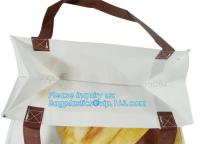 China Custom Logo Film Laminated Non Woven Shopping Bag 80gsm PP Promotional Tote for sale