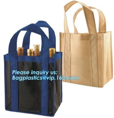 China Custom Non Woven Promotional Bags Eco Friendly Tote Bags 80gsm 38x42cm for sale
