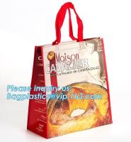 China Custom Non Woven Grocery Handle Bags with 80gsm Fabric for Eco Friendly Shopping for sale