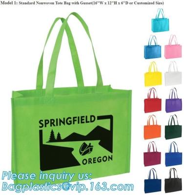 China Custom Non Woven Shopping Bag with Logo 80gsm Laminated Eco Friendly Tote for sale