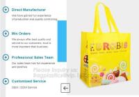 China Custom Eco Friendly Non Woven Tote Bag 80gsm Shopping Bag with Logo for sale