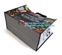 China Custom Laminated Non Woven Tote Bag 80gsm Reusable Shopping Bag for Dubai Pakistan for sale