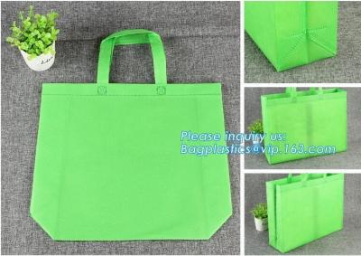 China Custom Logo Non Woven Fabric Tote Bag Promotional Shopping Bag 80gsm 38x42cm for sale
