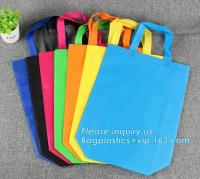 China Custom Logo Non Woven Fabric Tote Bag Promotional Shopping Bag 80gsm 38x42cm for sale