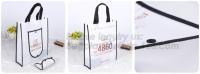 China Custom Non Woven Promotional Tote Bag with Handles 80gsm Eco Friendly Shopping Bag for sale