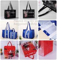China Custom Non Woven Promotional Tote Bag with Handles 80gsm Eco Friendly Shopping Bag for sale