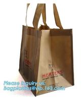 China Customizable Non Woven Shopping Bag 80gsm PP Fabric Foldable Eco Friendly Tote for sale