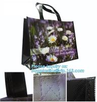 China Custom Promotional Non Woven Tote Bag 80gsm PP Eco Friendly Shopping Bag for sale