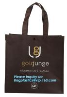 China Laminated Black PP Non Woven Tote Bag 80gsm Wholesale Promotional Eco Shopping Bag for sale