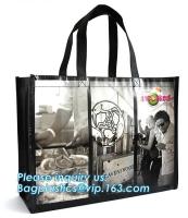 China Custom Printed PP Laminated Non Woven Bag 80gsm Reusable Shopping Tote for sale